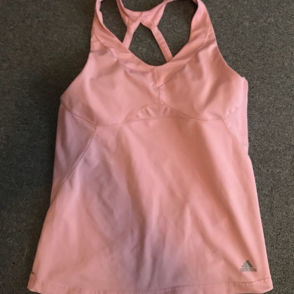 adidas | Tops | Adidas Baby Pink Workout Top | Poshmark